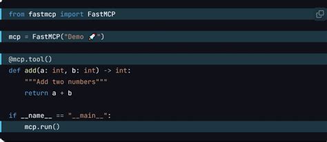 Fastmcp：用于构建mcp服务器的开源python框架 智汇ai