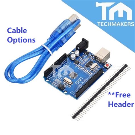 ARDUINO UNO REV3 R3 Compatible ATMEGA328 16U2 CH340 USB Free Header Pin ATMEGA328P AU