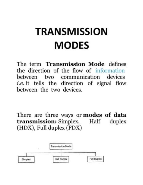 Transmission Modes In Computer Networks Ppt Computer Networking Computing