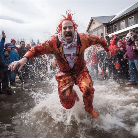 Brave 100 Take Crazy Polar Plunge 2024 Challenge