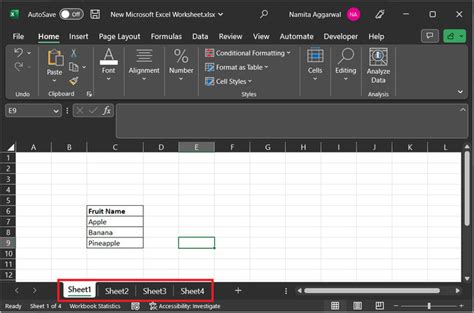 How To Go To A Specific Sheet In Excel