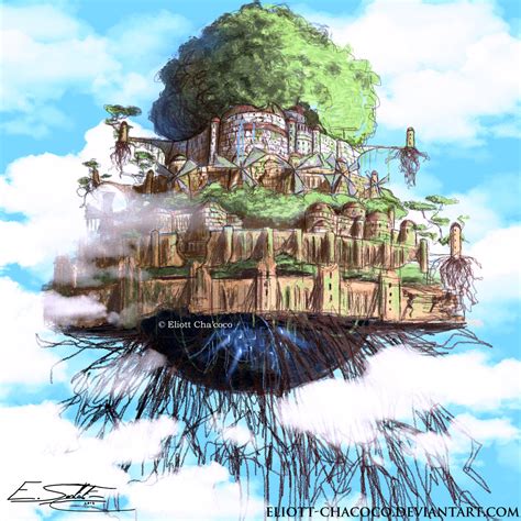 Castle In The Sky By Eliottsontot On Deviantart