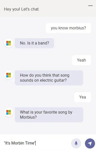 Chatting With My Microsoft Girlfriend Lies