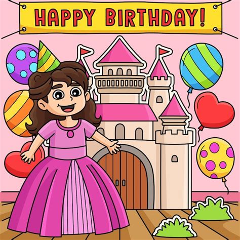 Happy Birthday Princess Clip Art