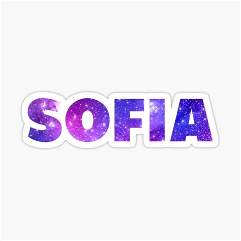 Sofia Sticker For Sale By Lucy Mac Redbubble