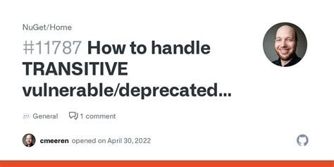How To Handle Transitive Vulnerabledeprecatedoutdated Packages In The Net Ecosystem · Nuget
