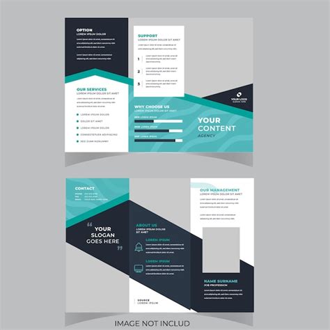 Premium Vector Corporate Business Trifold Brochure Template Modern Creative And Professional