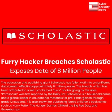 Inext Global Technologies On Linkedin Cyber Security News ® Furry Hacker Breaches Scholastic