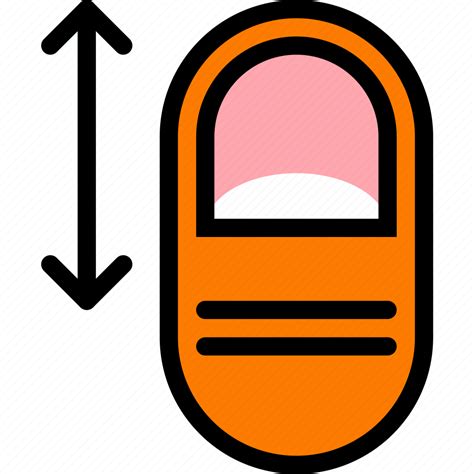 Finger Gesture Hand Interaction Slide Vertically Icon Download On Iconfinder