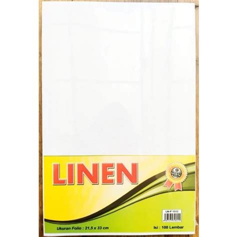Jual Kertas Linen Kertas Ijazah Kertas Sertifikat Putih Berserat Dan Tebal Uk Folio F4