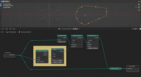 How Do Delete All Original Points And Keep Only Subdivided Points With Geometry Nodes