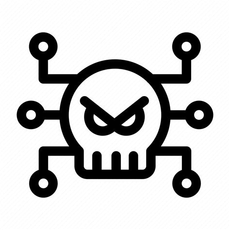 Connection Hacker Skull Icon Download On Iconfinder