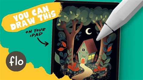 Procreate Easy Storybook Landscape Drawing Step By Step Procreate Tutorial In 2024 Procreate