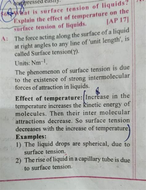 Comparing Surface Tension Of Different Liquids At Harry Carey Blog