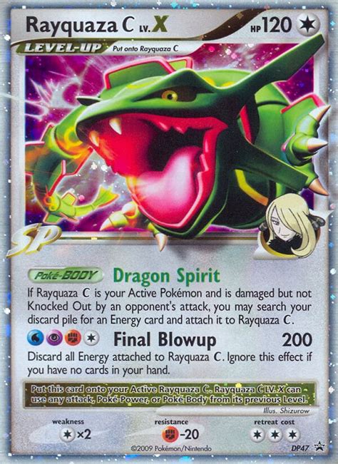 Pokemon Cards Level X Rayquaza
