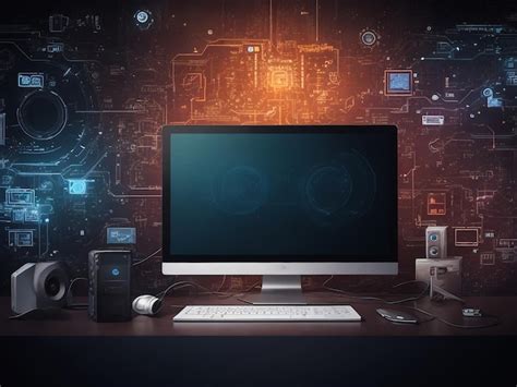 premium ai image creative code skull sketch on modern laptop monitor