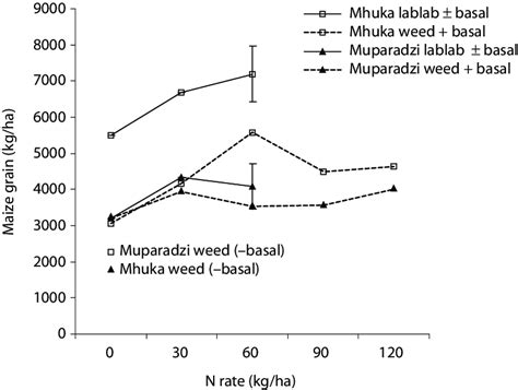 Effect Of Forage Lablab On Subsequent Maize Grain Yield With Different