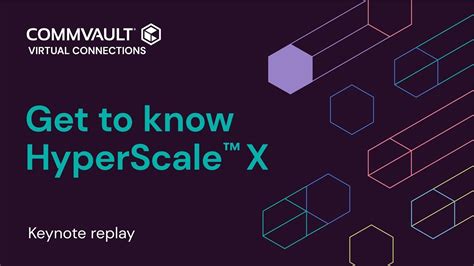 Commvault Hyperscale™ X Solutions Youtube