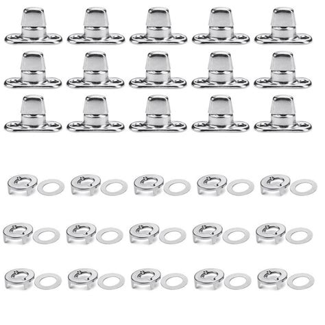MODANU 15 Sets Marine Grade Twist Lock Fasteners Canvas Marine Fastener Turn Button Eyelet And