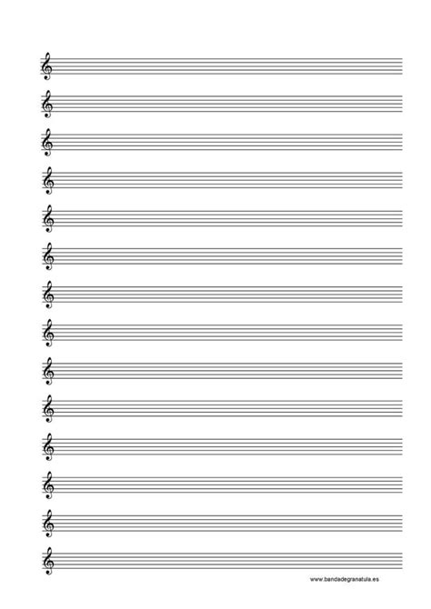 Violin Printable Sheet Music Paper Instant Download Blank Staff Paper