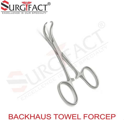 Stainless Steel Suract Backhaus Towel Forcep At Rs 100piece In