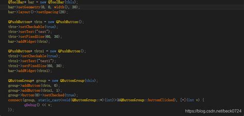 利用qbuttongroup完成按钮的互斥qpushbutton两个按钮互斥 Csdn博客