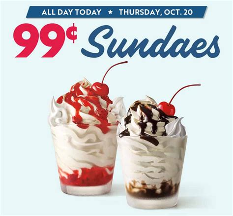 Enjoy Sundaes For Just 99 Cents At Sonic Drive In Oct 20 Living On