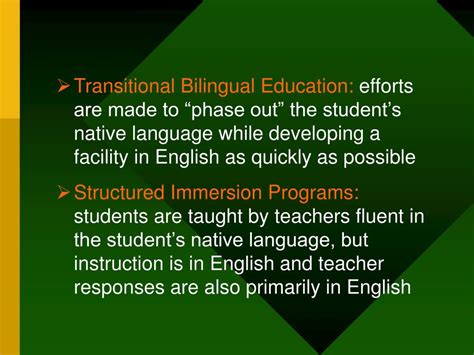 Ppt Bilingual Education Powerpoint Presentation Free Download Id