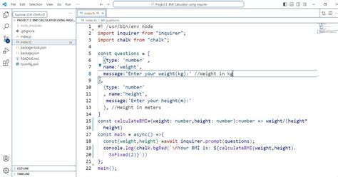 fariha shiekh on linkedin coding programming bmi calculator