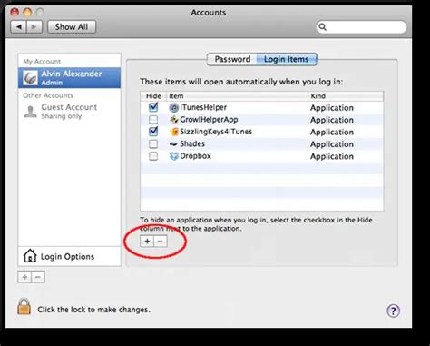 Mac Startup Login Programs Startup Items Alvinalexander Com