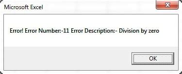 Error Handling PK An Excel Expert