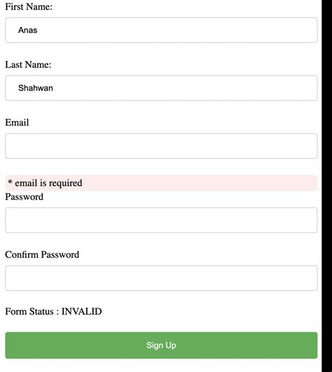 how to build and validate a form in angular using reactiveforms by