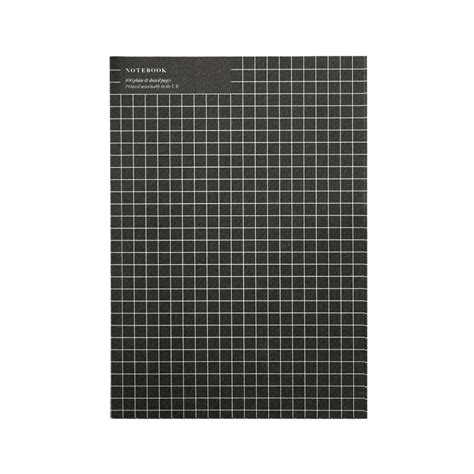Black Graph A5 Notebook Dot Grid And Plain Papersmiths