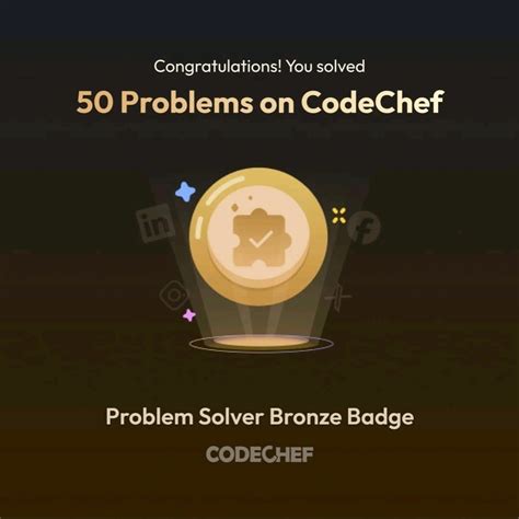 Codechef Bronzebadge Problemsolving Srija Bekkam