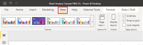 Page Display Settings In A Power BI Report Power BI Microsoft Learn
