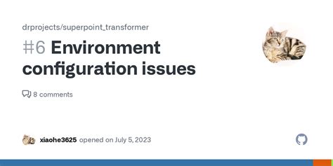 environment configuration issues · issue 6 · drprojects superpoint