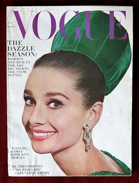Vogue Magazine ~ November 1 1964 ~ Audrey Hepburn By Irving Penn