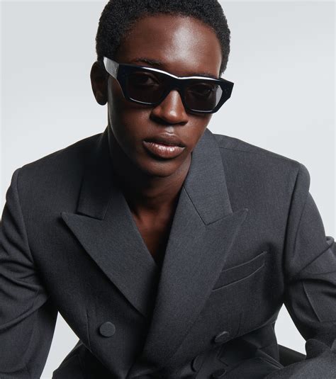 Bold 3 Dots Hd Rectangular Sunglasses In Black Celine Eyewear Mytheresa