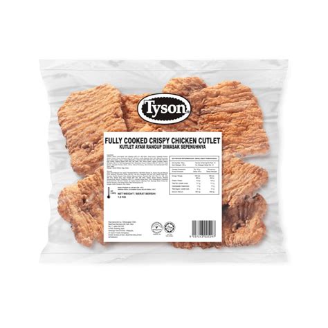 Tyson Crispy Chicken Cutlet 1kg Malaysia Essentialsmy