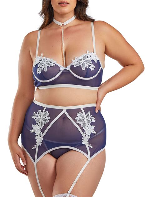 Womens Alessandra Plus Size Bra Set