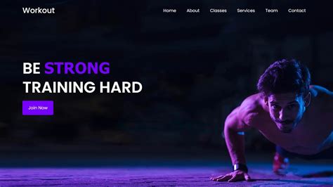 How To Make A Fitness Workout Website Using Html And Css Fitness Website Design Rizowan Ahmed