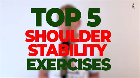 5 Expert Approved Shoulder Stability Exercises For Shoulders Comeback
