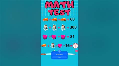 Mathshorts Mathtest Iqtest Youtube