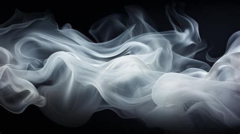 Premium Ai Image Abstract Swirling Smoke Art