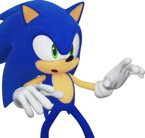 Team Sonic Racing Sonics Shocked Pose By Soniconbox On Deviantart