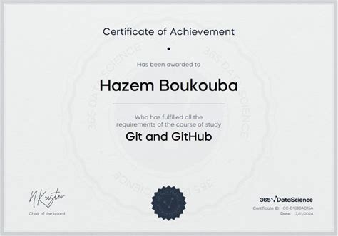 Git Github Certification Collaboration Gestiondeversion Hazem