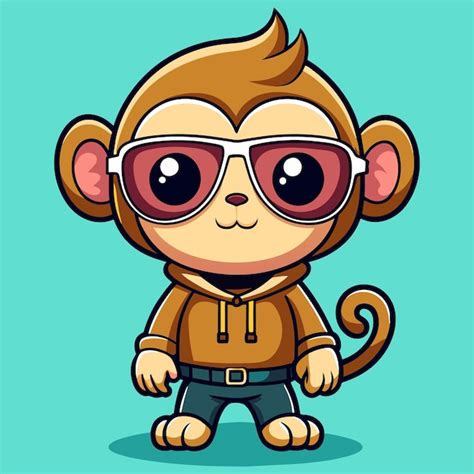 Premium Vector Stylish Monkey Vector File
