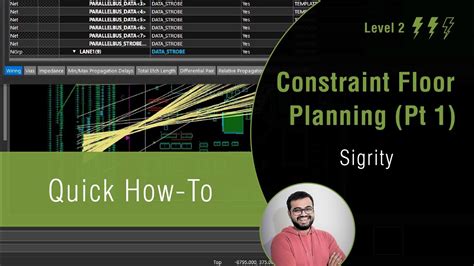Constraint Floor Planning With Sigrity Aurora Youtube