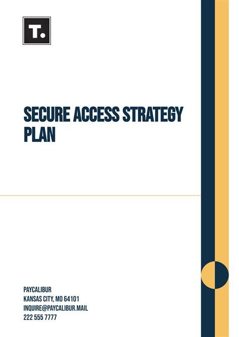 Free Strategy Plan Templates Editable And Printable