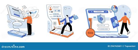 Authentication Data Security Relies On Verifying Authenticity And Integrity Information Stock